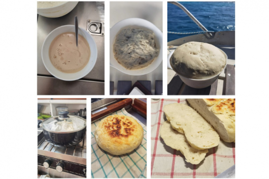 Making bread on a boat: a recipe that can be used wherever you sail
