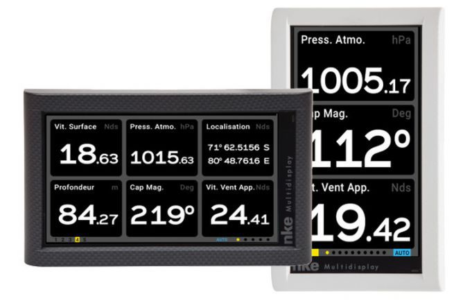 NKE, a colourful MFD multifunction display