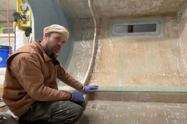 Duracell project: Reconstruction of a hull bottom shell