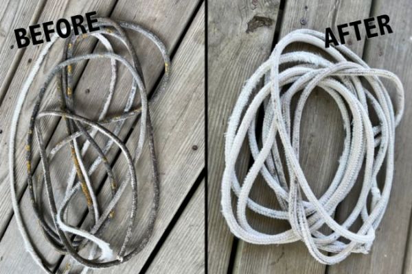 10 easy steps to clean your ropes, lines and halyards