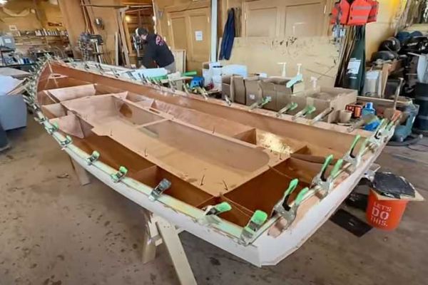 Duracell project: foam-plywood sandwich parts for the annex